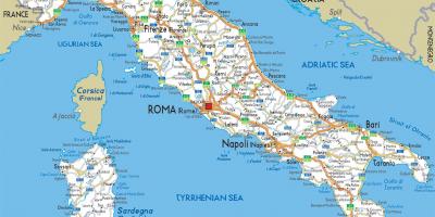 Italija zemljevid gps - Gps z Italijo zemljevidi (Južni Evropi - Evropa)